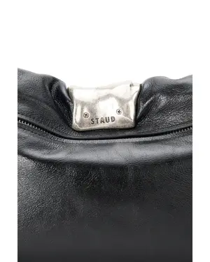Staud Leather Cuff Clutch - Black