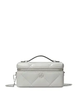 Tory Burch Kira Diamond Quilted Charm Case - Gray