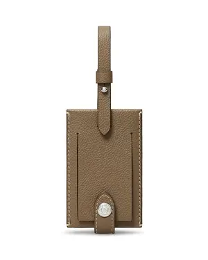 Tory Burch Leather Luggage Tag