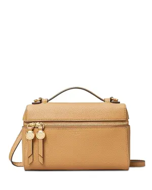 Structured Pebble Leather Crossbody Bags