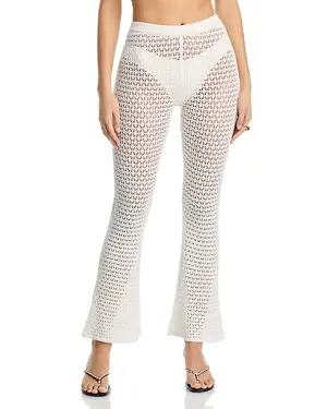 Aqua Swim Cover-up Pants - White