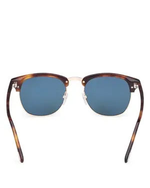 TOM FORD Browline Round Sunglasses