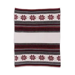 Barefoot Dreams Cozychic Fair Isle Throw, 54 X 72