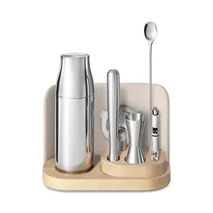 CARAWAY 6 Piece Bar Set With Storage Cream