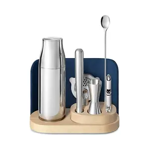 CARAWAY 6 Piece Bar Set With Storage - Navy