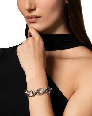 David Yurman Sculpted Cable Oval Link Bracelet