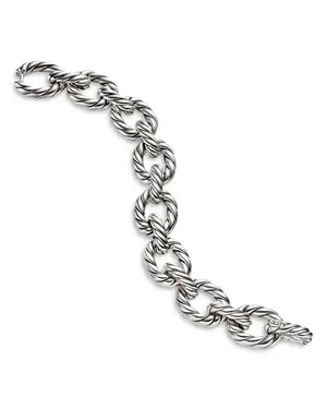 David Yurman Sculpted Cable Oval Link Bracelet