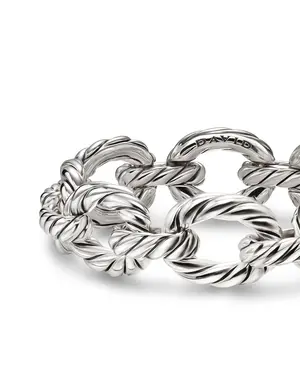 David Yurman Sculpted Cable Oval Link Bracelet