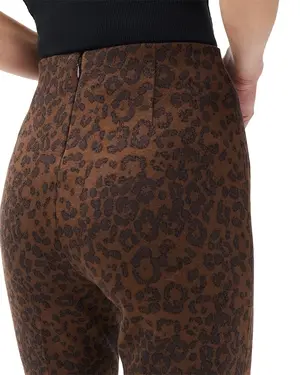 Rag & Bone Irina Ponte Jacquard Pants - Leopard