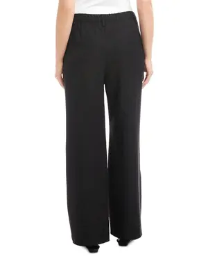 Karen Kane Rhinestone Embellished Wide Leg Trousers