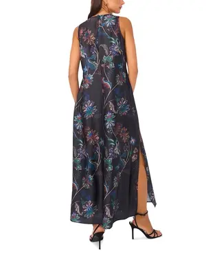 Vince Camuto Round Neck Maxi Dress