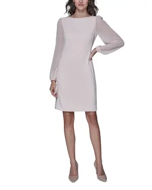 Karl Lagerfeld Paris Scuba Crepe Dress