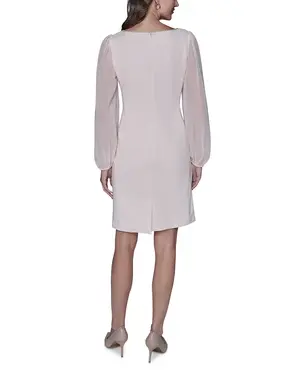 Karl Lagerfeld Paris Scuba Crepe Dress