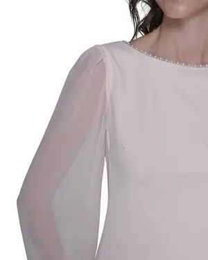 Karl Lagerfeld Paris Scuba Crepe Dress