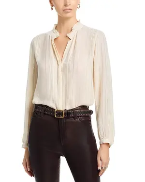 Velvet By Graham & Spencer Metallic Blouses