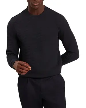 Ted Baker London Orlaite Waffle Sweatshirt - Navy