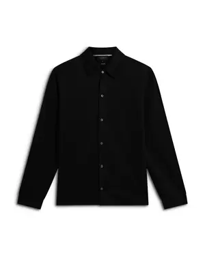 Ted Baker London Quillon Soft Touch Shirt - Black