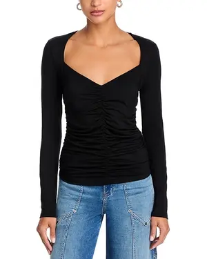 Veronica Beard Ruched Top