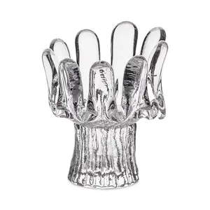 KOSTA BODA Sunflower Medium Votive Holder - Clear