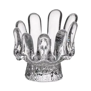 KOSTA BODA Sunflower Small Votive Holder - Clear