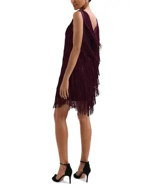 PHASE EIGHT Fringe Mini Dress