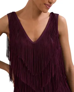 PHASE EIGHT Fringe Mini Dress