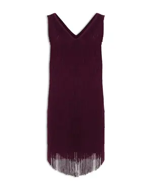 PHASE EIGHT Fringe Mini Dress