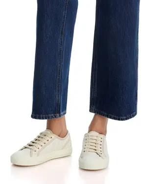 Fendi Domino Ff Fabric Low Top Sneakers - Brown