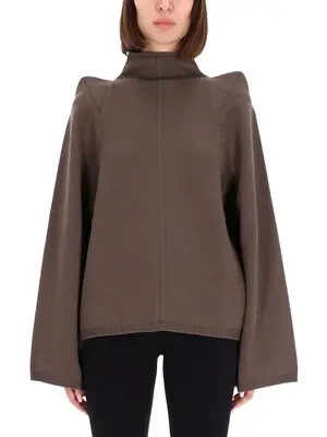Rick Owens Wool Top Sweater - Grey