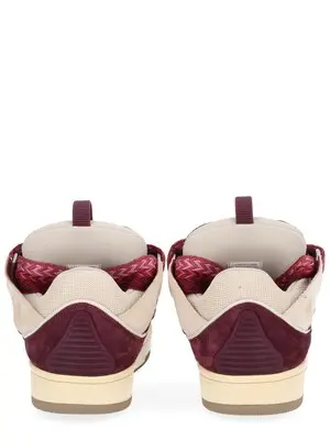 LANVIN Leather Curb Sneakers - Multicolour
