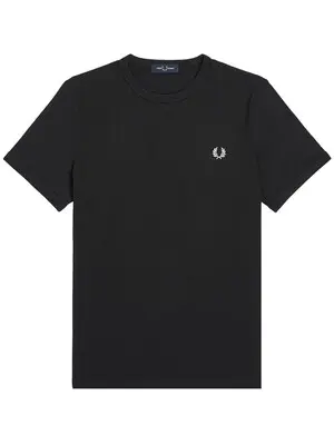 Fred Perry T-shirt With Logo - Black