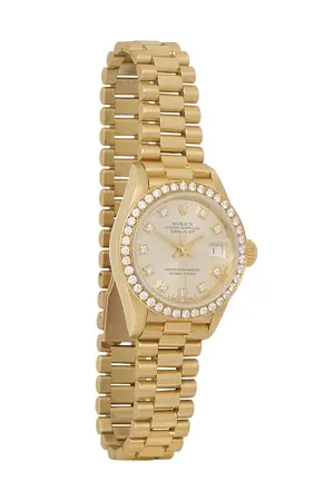 Rolex 18k Yellow Diamond Datejust - Gold