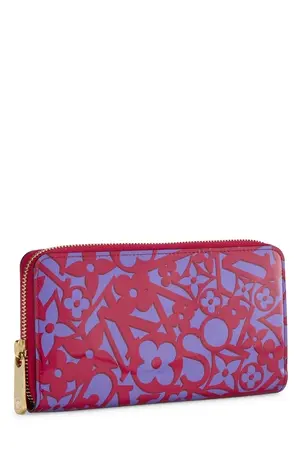 LOUIS VUITTON Sweet Monogram Vernis Zippy Continental Wallet - Red