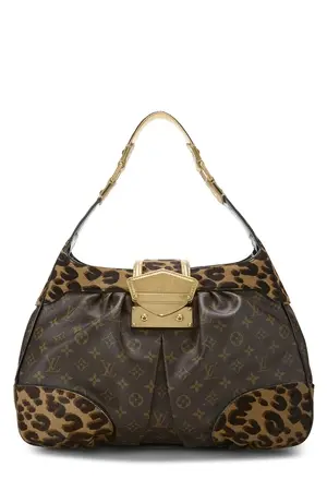 LOUIS VUITTON Leopard Monogram Canvas Boley