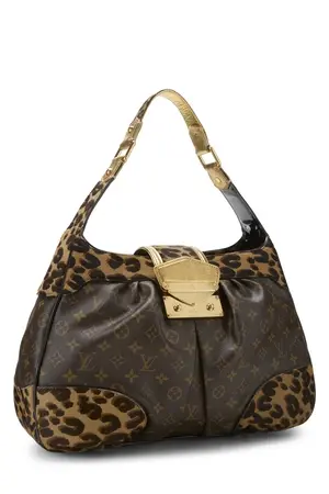 LOUIS VUITTON Leopard Monogram Canvas Boley