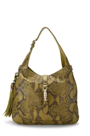 Gucci Python Tassel Jackie Hobo