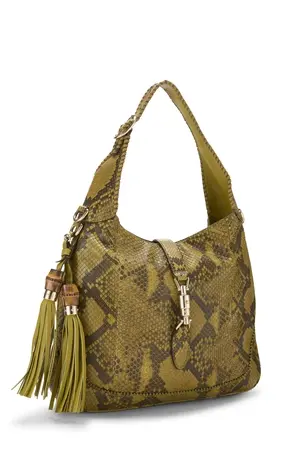 Gucci Python Tassel Jackie Hobo