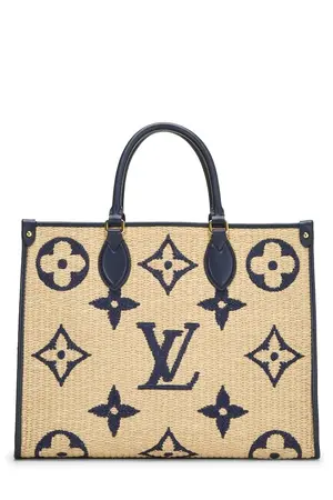 LOUIS VUITTON Raffia On The Go Tote