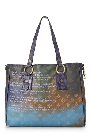 LOUIS VUITTON Richard Prince Jokes Tote