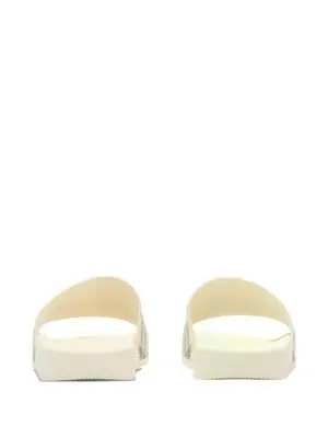 Burberry Check Slides - Neutrals