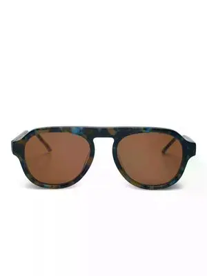 Thom Browne Pilot-frame Sunglasses - Blue