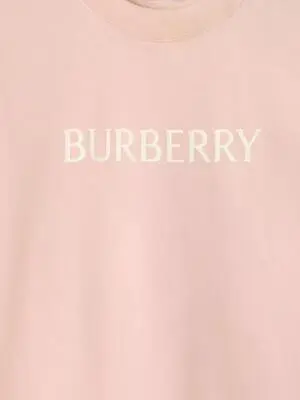 Burberry Logo-print Cotton T-shirt - Pink