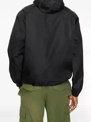 Burberry Check Detail Hooded Jacket