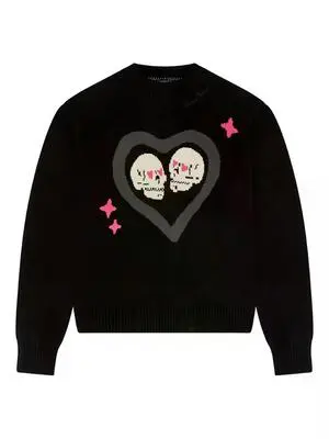 BROKEN PLANET Heart Design Knit Sweater