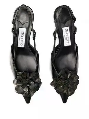 JIMMY CHOO Mimmi 50 Slingback Pumps - Black