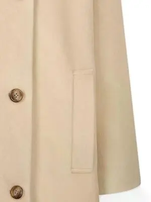 STUDIO TOMBOY Wool Coat With Detachable Scarf