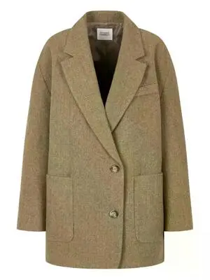 STUDIO TOMBOY Herringbone-pattern Coat