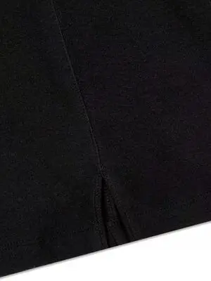 STUDIO TOMBOY Long-sleeve Turtleneck Top With Fleece Lining - Black