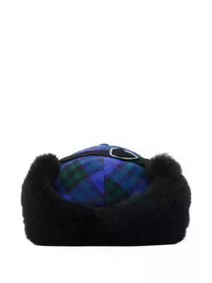 Burberry Check Wool Trapper Cap