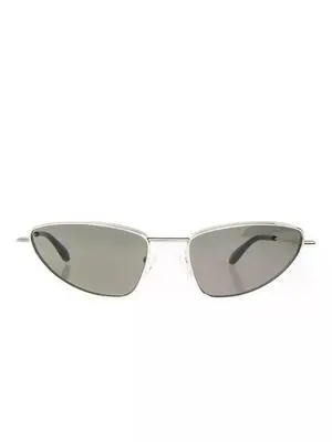 Alexander McQueen T-bar Cat-eye Sunglasses - Silver